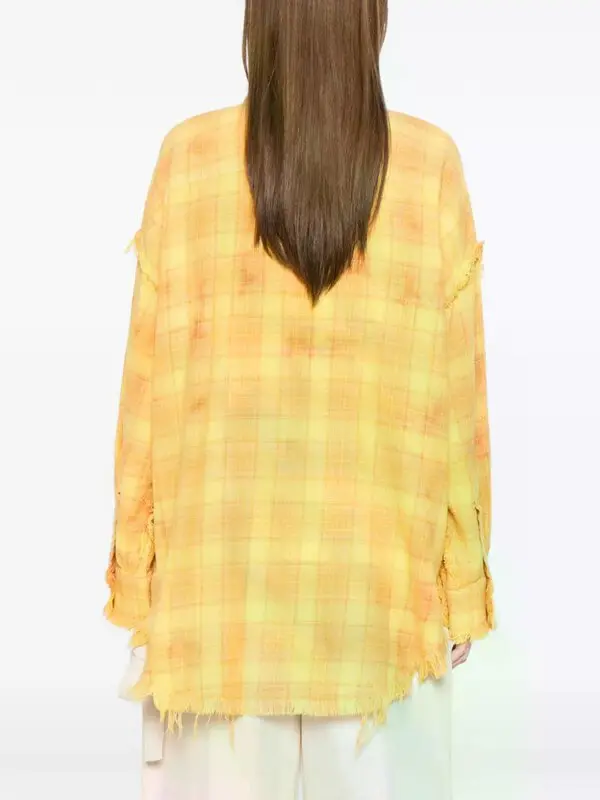 R13 Shredded Seam Drop Shirt