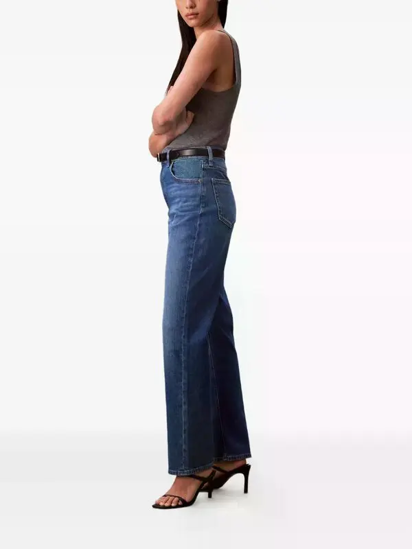 Calvin Klein Logo-patch Straight Leg Jeans