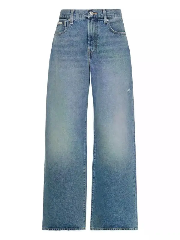 Calvin Klein Logo-patch Jeans - Blue