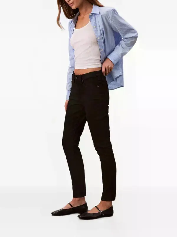 Calvin Klein Logo-patch Jeans - Black