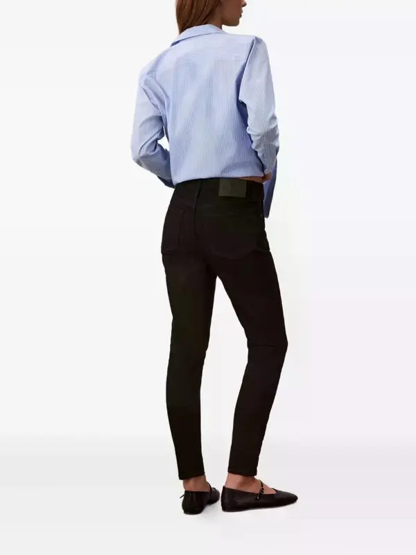 Calvin Klein Logo-patch Jeans - Black