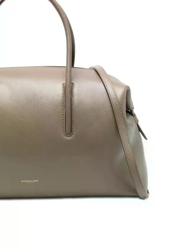 DEMELLIER The Midi Stockholm Leather Tote Bag - Neutrals