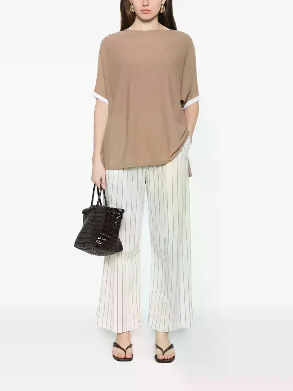 INTRECCI Cuffed T-shirt
