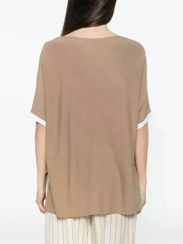 INTRECCI Cuffed T-shirt