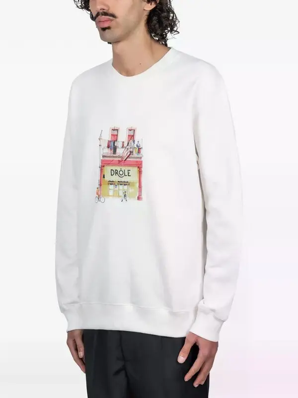 Drole De Monsieur Graphic Print Sweatshirt