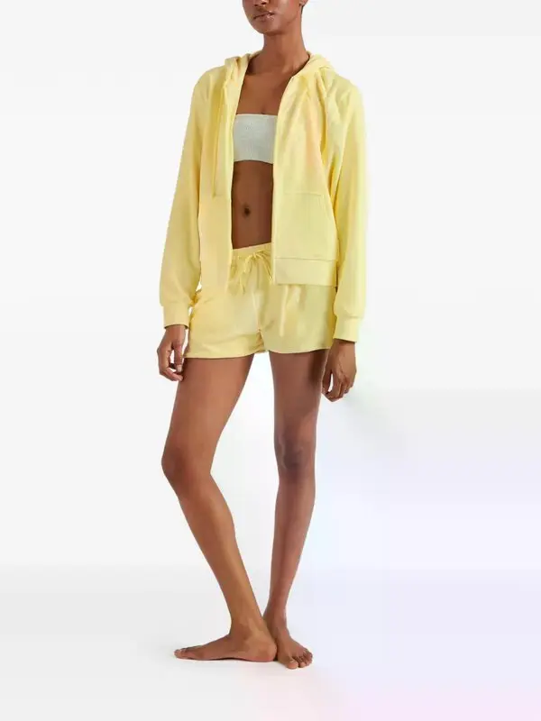 Hunza G Towelling Drawstring Shorts - Yellow