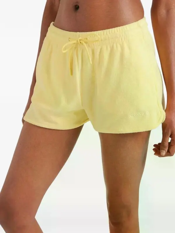 Hunza G Towelling Drawstring Shorts - Yellow