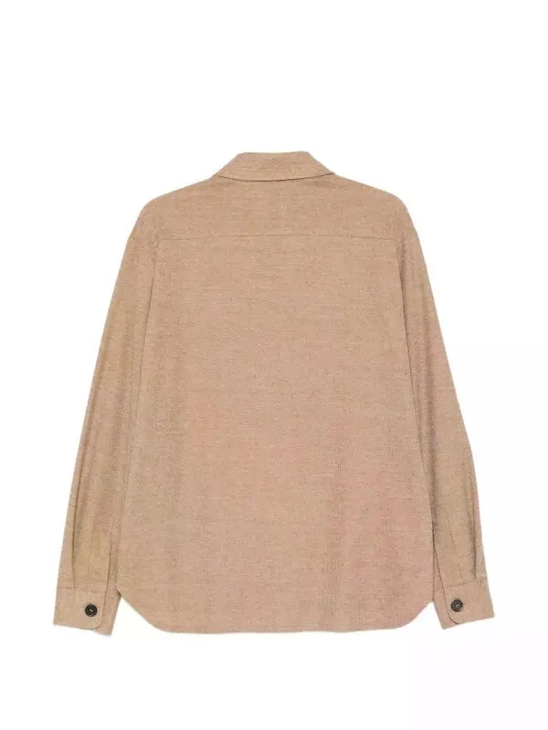 Harris Wharf London Pocket Shirt Jacket - Neutrals