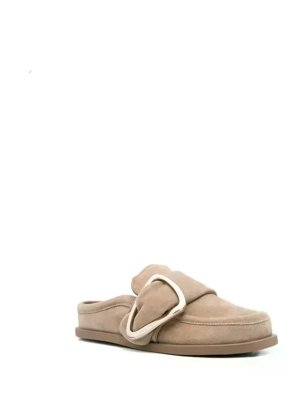 Inuikii Soft Buckle Mules - Neutrals
