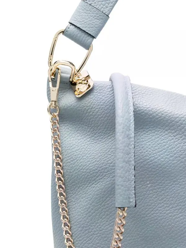 CROMIA Leather Tote Bag - Blue