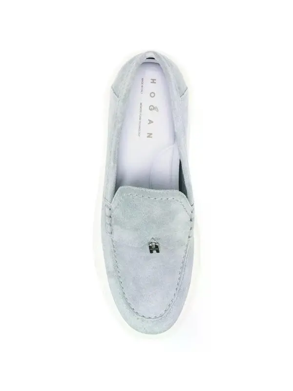 Hogan Metal Trim Loafers