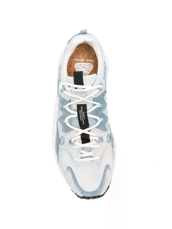 FLOWER MOUNTAIN Yamabushi Panelled Sneakers - Neutrals