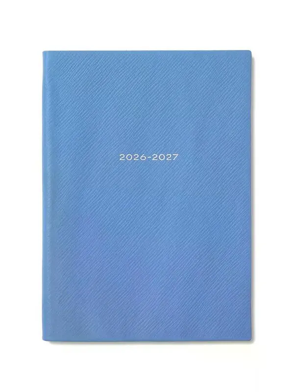 Smythson 2026-2027 Soho Weekly Diary - Blue