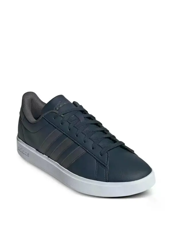 Adidas Grand Court 2.0 Striped Sneakers - Blue