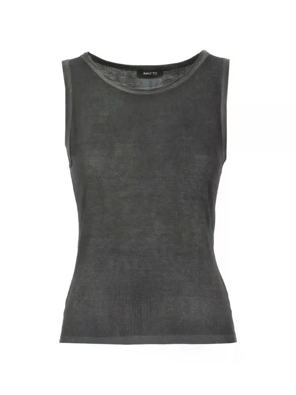 Avant Toi Fine-ribbed Tank Top