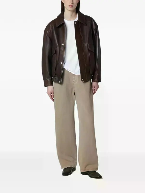 DUNST Wide-leg Jeans - Neutrals