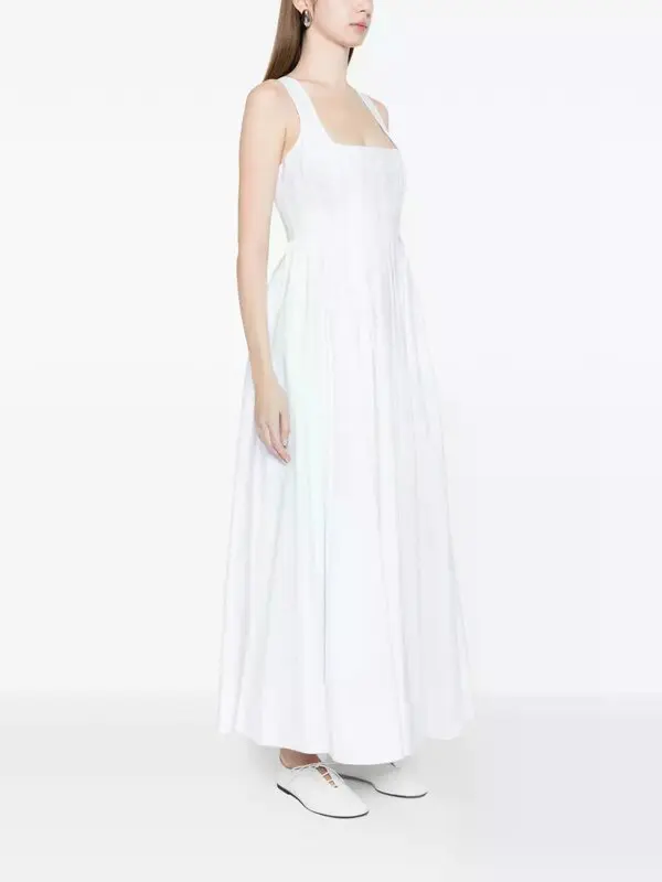 Sportmax Giro Square-neck Maxi Dress