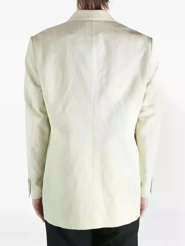 Auralee Double-breasted Blazer - Neutrals