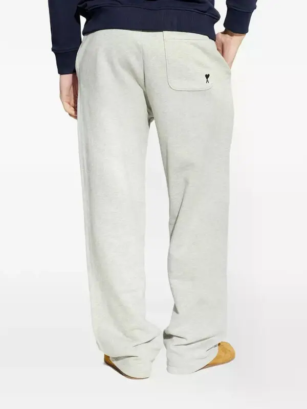 AMI Paris Drawstring-fastening Track Pants - Grey