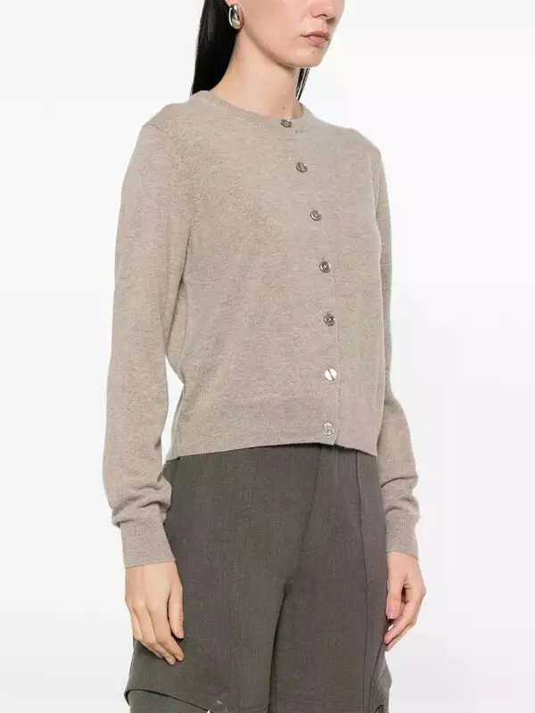 Max Mara Crew-neck Cardigan - Neutrals