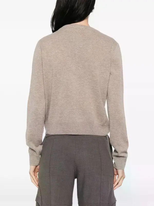Max Mara Crew-neck Cardigan - Neutrals