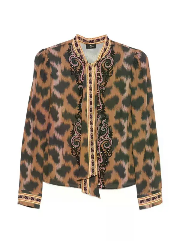 Etro Animal-pattern Blouse