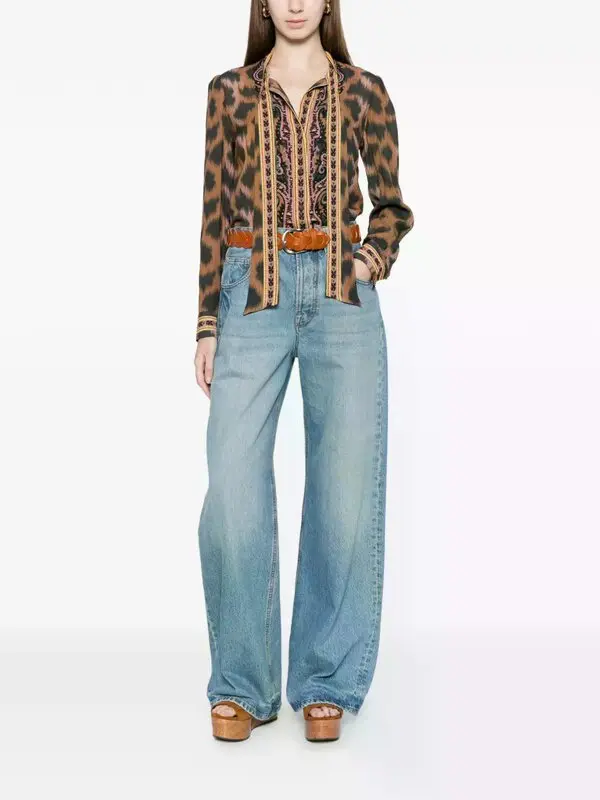 Etro Animal-pattern Blouse