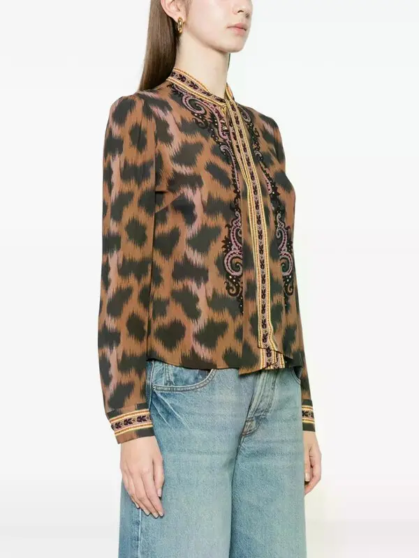 Etro Animal-pattern Blouse
