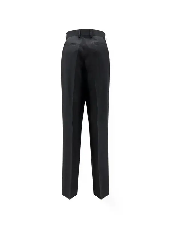 LANEUS Button Trousers - Black
