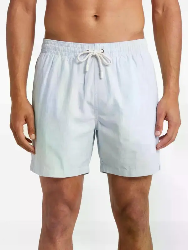 Canali Drawstring Swim Shorts - Blue