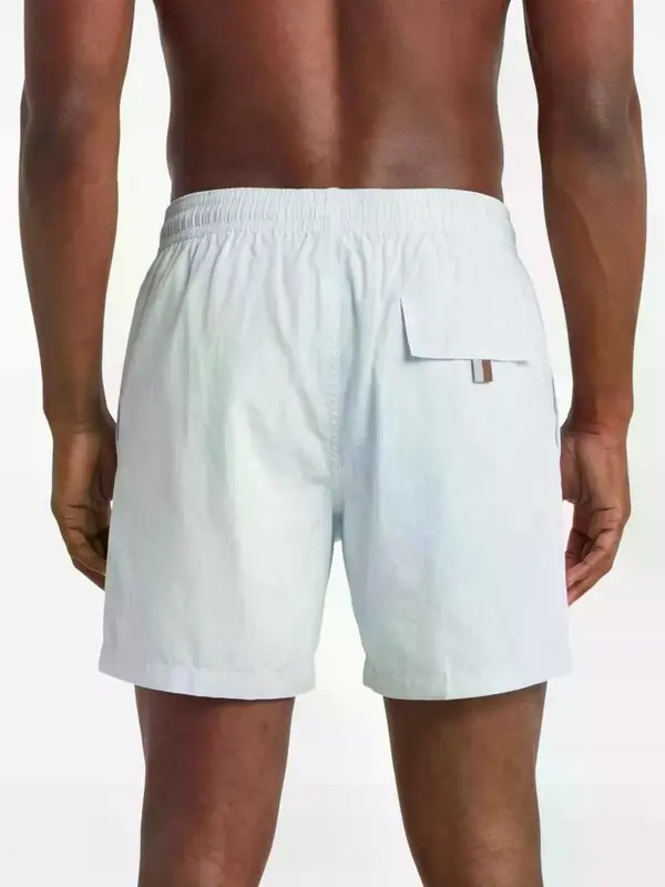 Canali Drawstring Swim Shorts - Blue