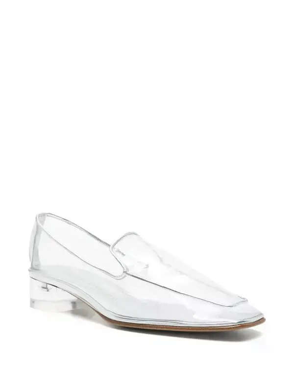 HERBERT LEVINE Square-toe Loafers