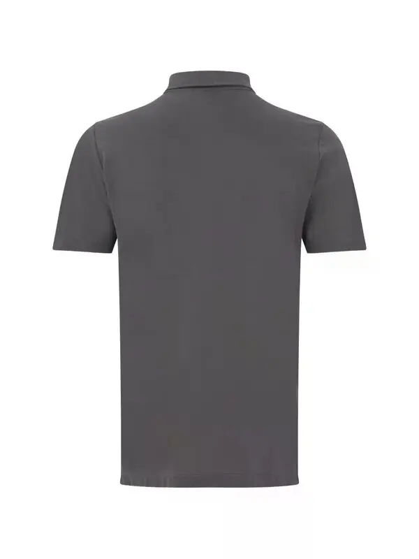 SLOWEAR Short Sleeve Polo Shirt - Grey