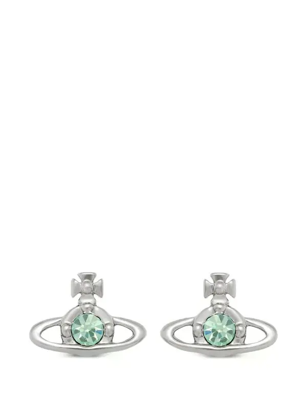 VIVIENNE WESTWOOD Nano Solitaire Earrings - Silver