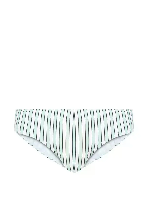 TOM FORD Striped Swim Briefs - White