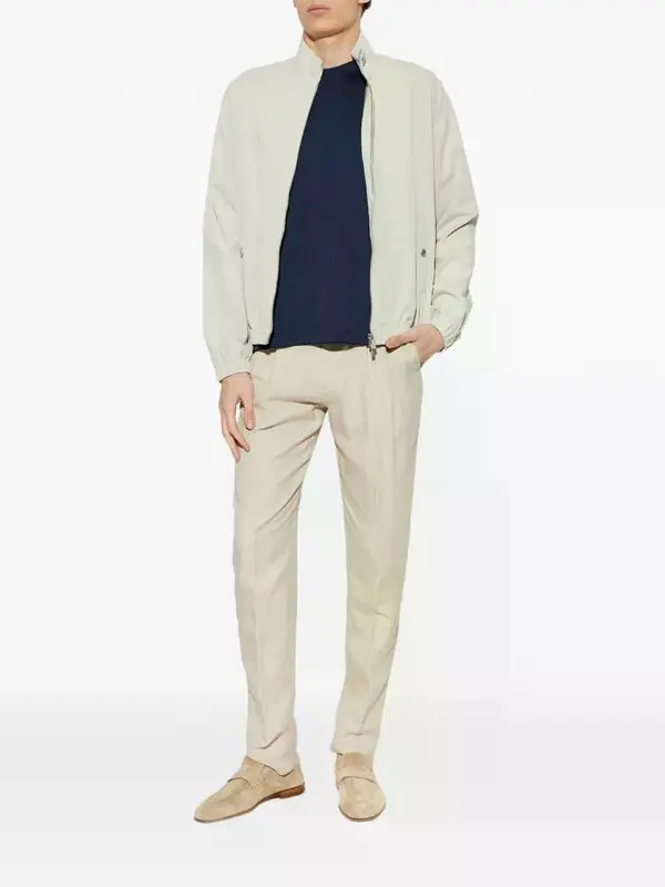 Eleventy Pleated Trousers - Neutrals