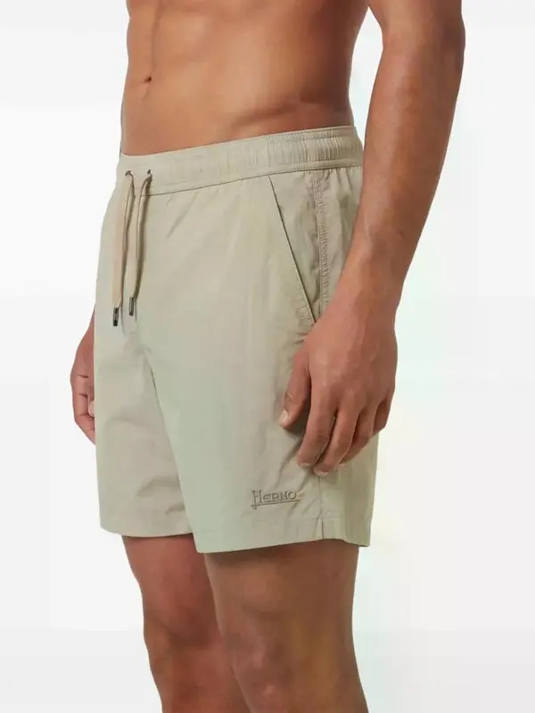 Herno Drawstring Swim Shorts - Green