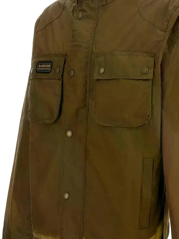 BARBOUR INTERNATIONAL Merton Logo-patch Jacket - Neutrals