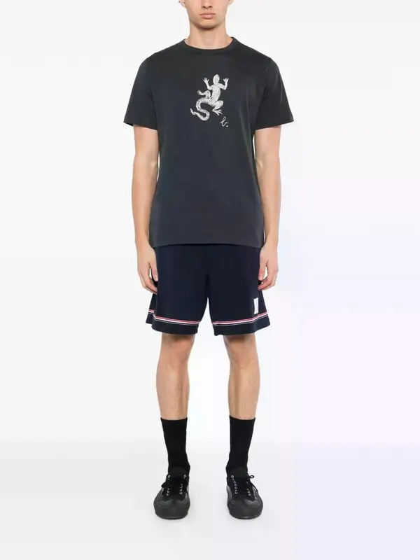 AGNES B. Graphic-print Round Neck T-shirt - Grey
