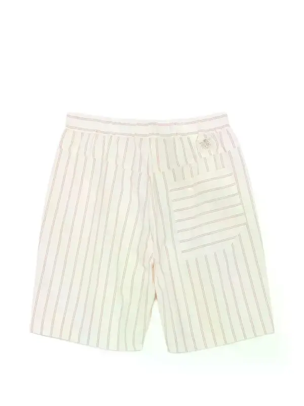 RANRA Striped Shorts - Neutrals