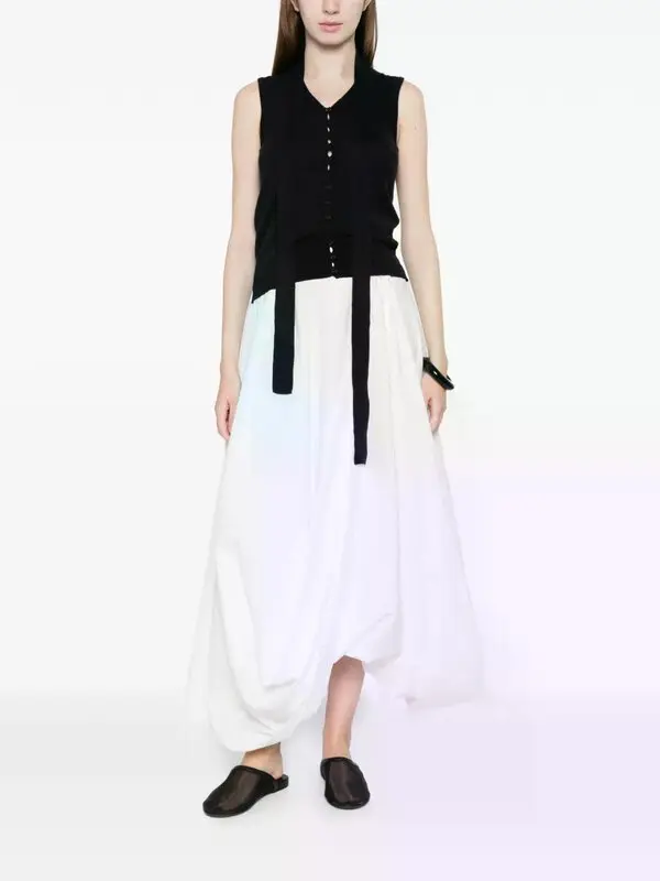 LA PISCINE V-neck Knit Vest