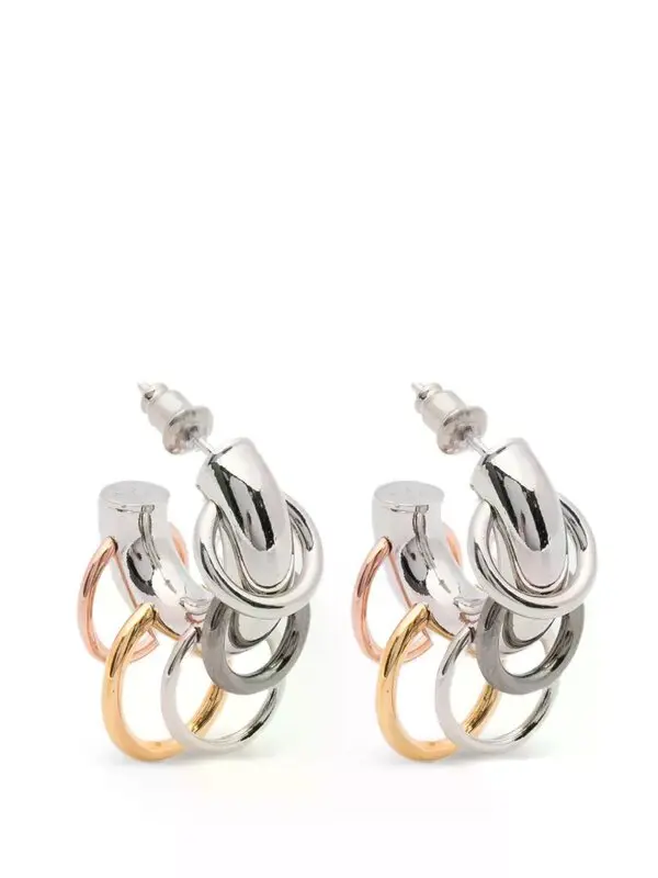 PANCONESI Hoop Earrings - Silver