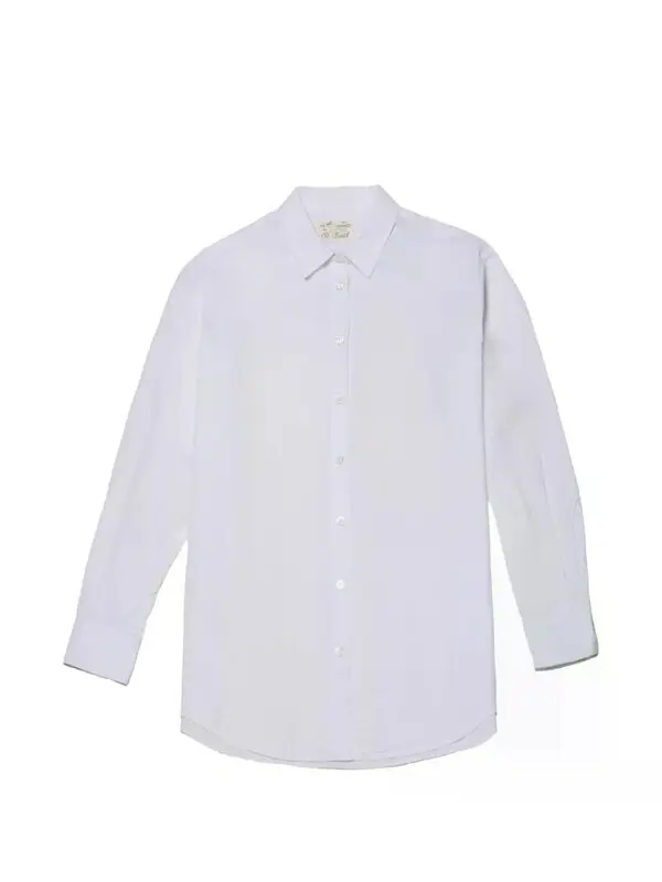 MC2 SAINT BARTH Lettering-embroidered Shirt