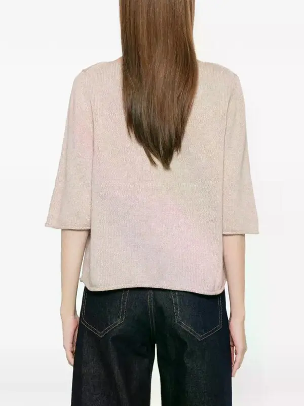 ALLUDE Boat Neck Top