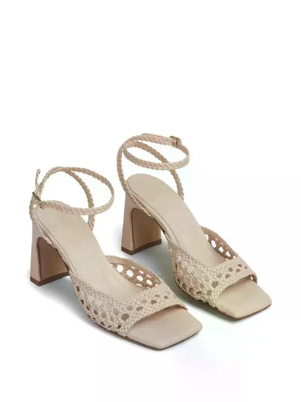 SOULIERS MARTINEZ Woven Sandals - Neutrals
