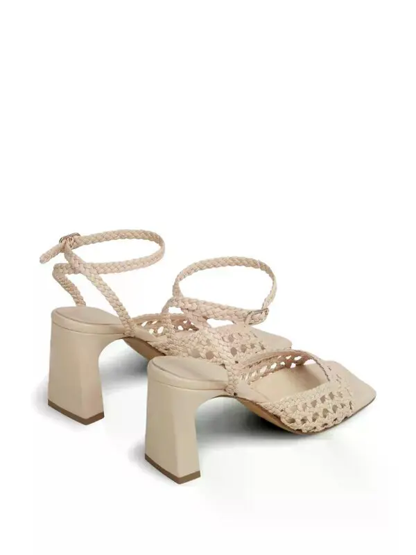 SOULIERS MARTINEZ Woven Sandals - Neutrals
