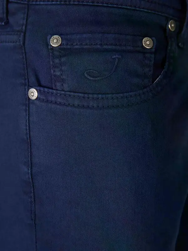 Jacob Cohen Logo-patch Jeans - Blue