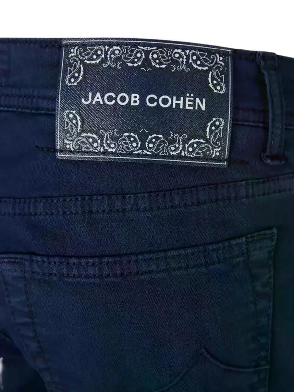 Jacob Cohen Logo-patch Jeans - Blue