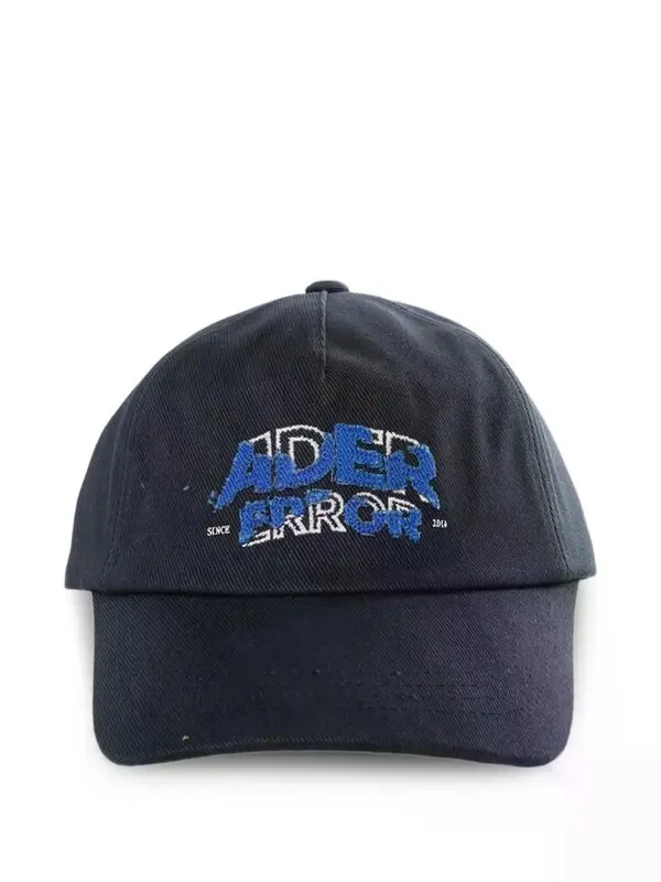 ADER ERROR Logo-print Cap - Blue