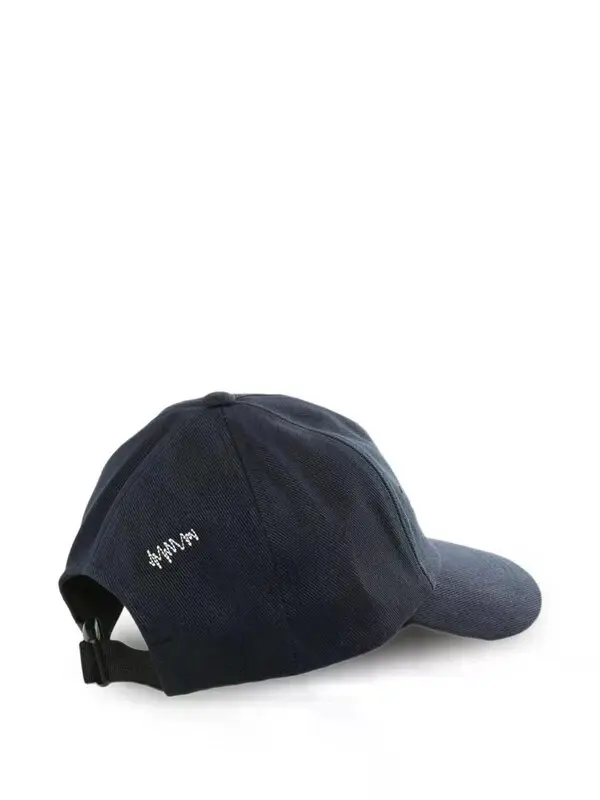 ADER ERROR Logo-print Cap - Blue